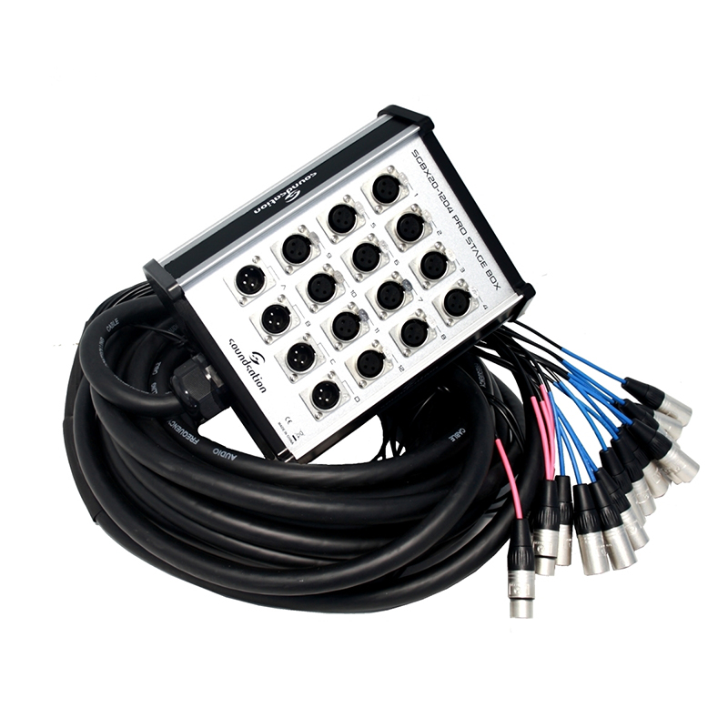 SOUNDSATION SGBX20-1204 Professional Aluminium Stage box - Music Gallery