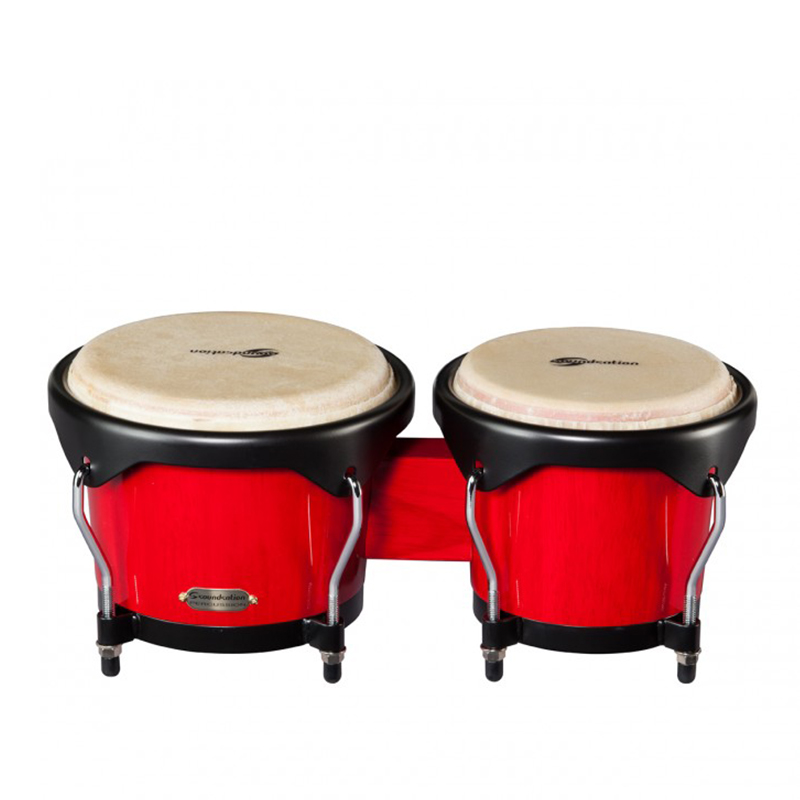 SOUNDSATION SB01-RD 6″&7″ Siam Oak Bongos (Red) – Music Gallery